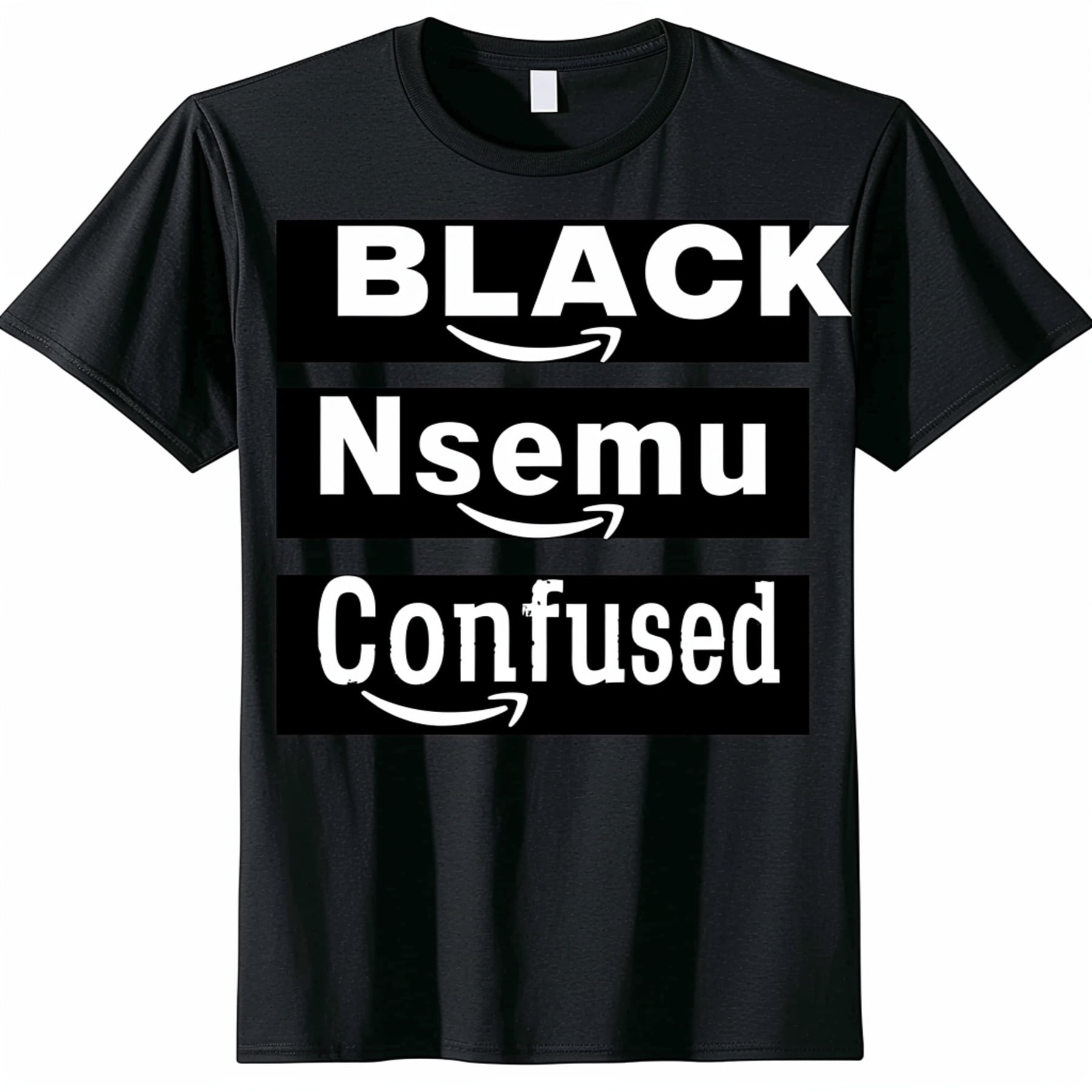 Confused Funny Graphic Tee T Shirt Cute Cartoon Character Design ...