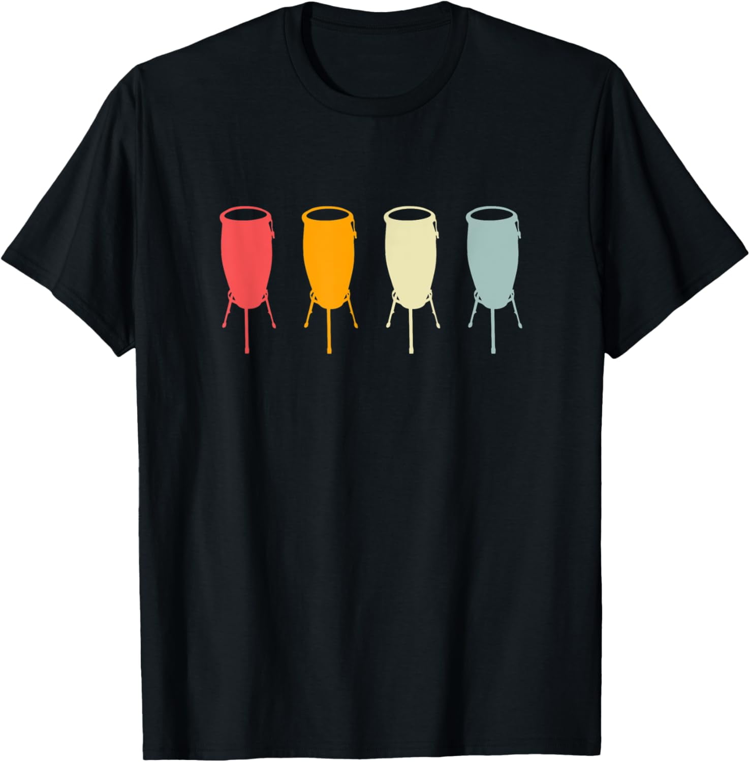 Conga Drummer Retro Conga Silhouette for Conga Player T-Shirt - Walmart.com
