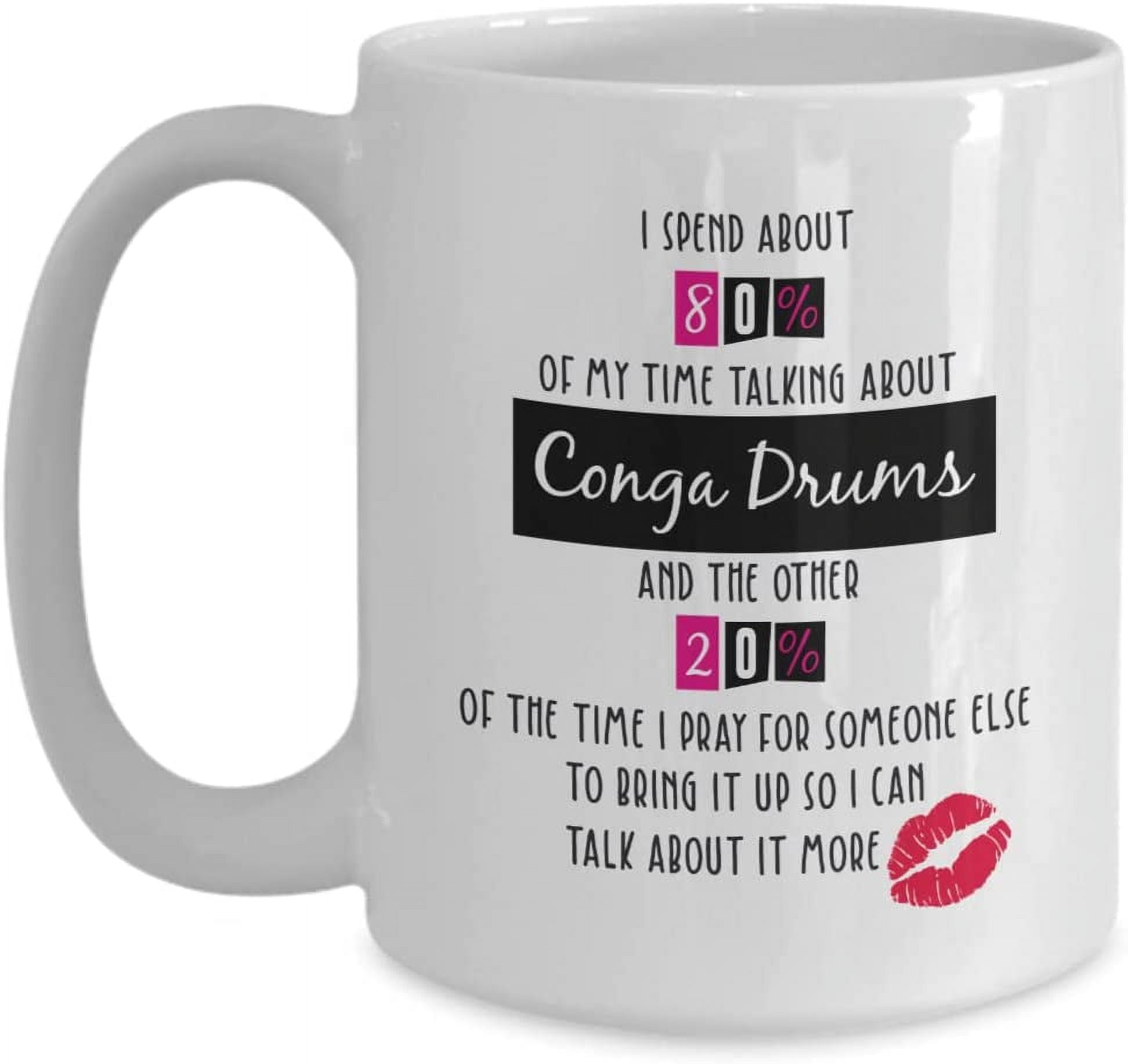 Conga Drums Coffee Mug, Gift for Conga Drummer, Conga Drums Gifts for ...