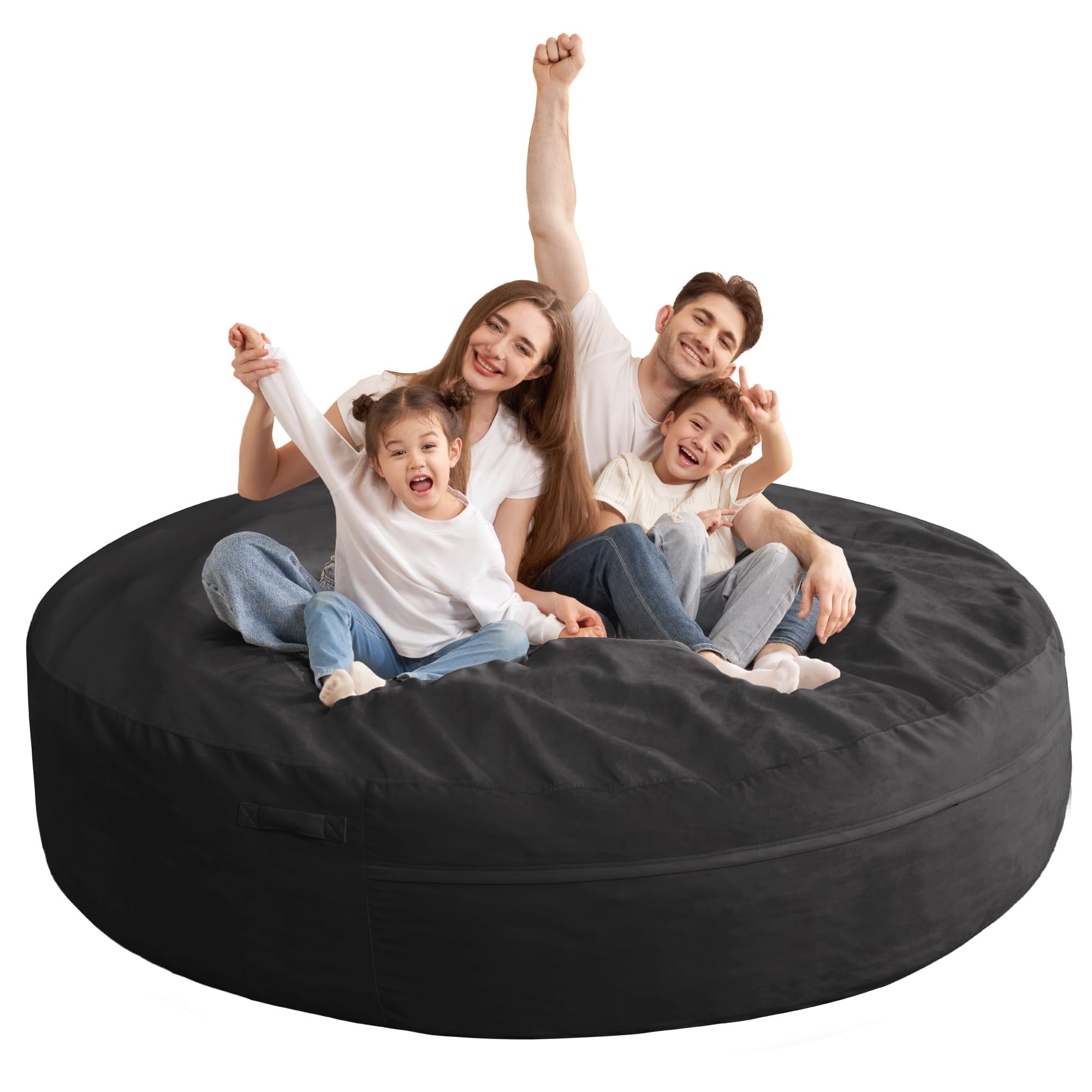 Congermom Bean Bag Chair Stuffed Memory Foam for Adults & Kids with ...