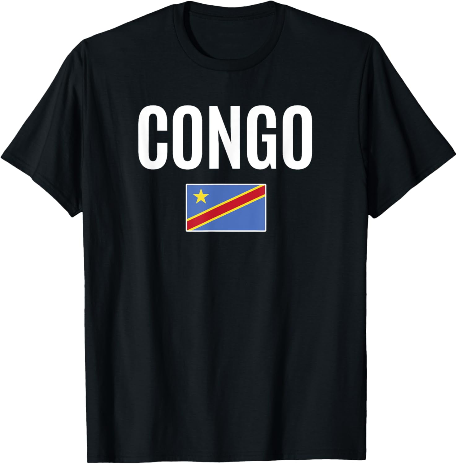 Congo Democratic Republic Congolese Flag T-Shirt - Walmart.com