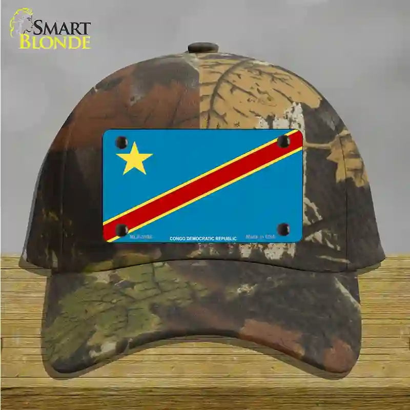Congo Democratic Republic Flag Novelty License Plate Hat Cotton ...