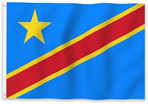 Congo Flag 4x6ft Republic of the Congo Flags Banner for Outdoor ...