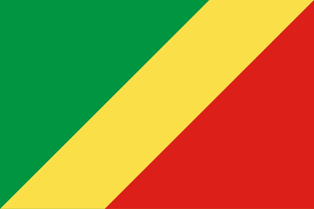 Congo Flag Decal Sticker - 6 inches wide - Walmart.com