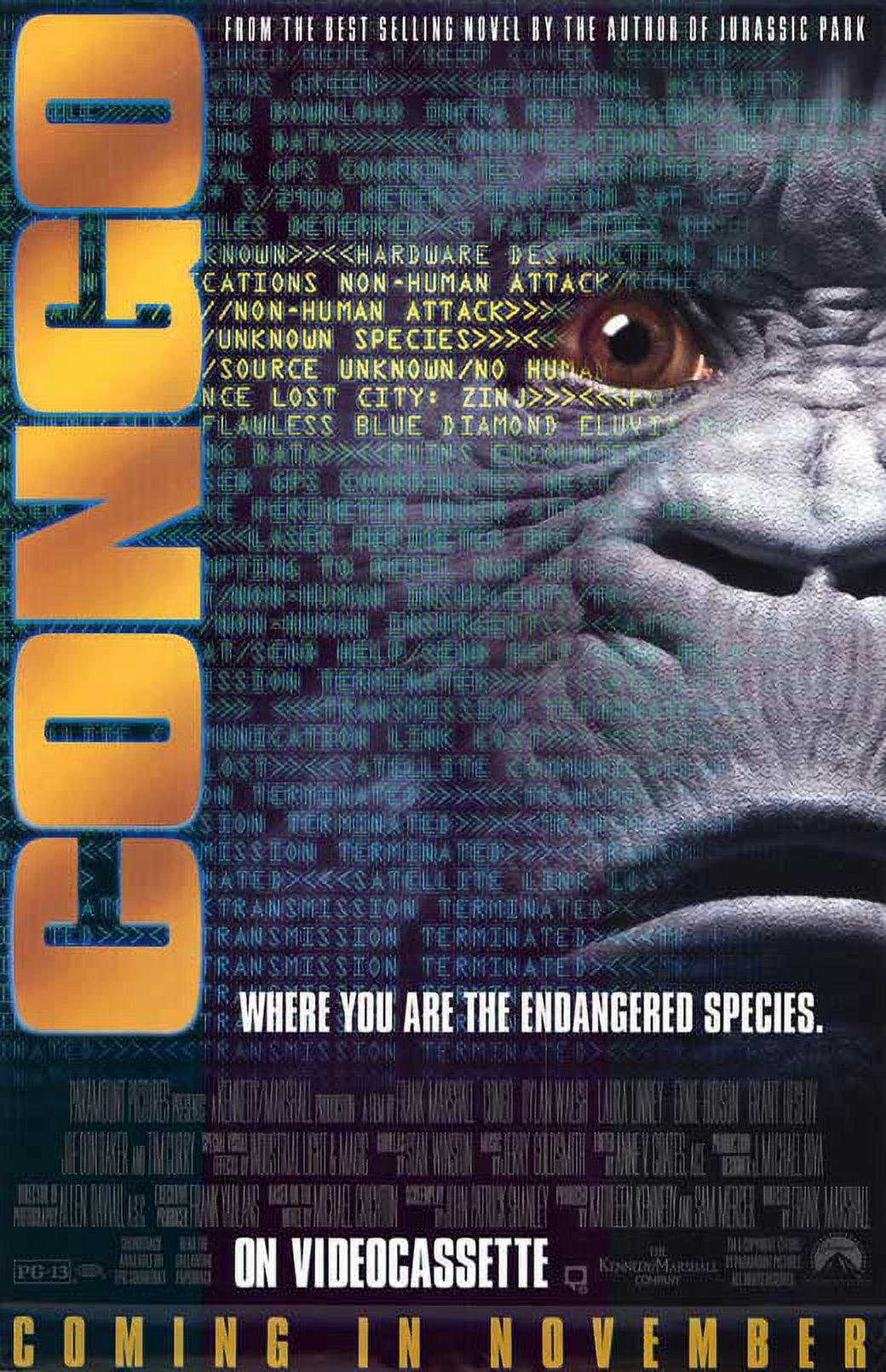 Congo - movie POSTER (Style A) (11" x 17") (1995) - Walmart.com