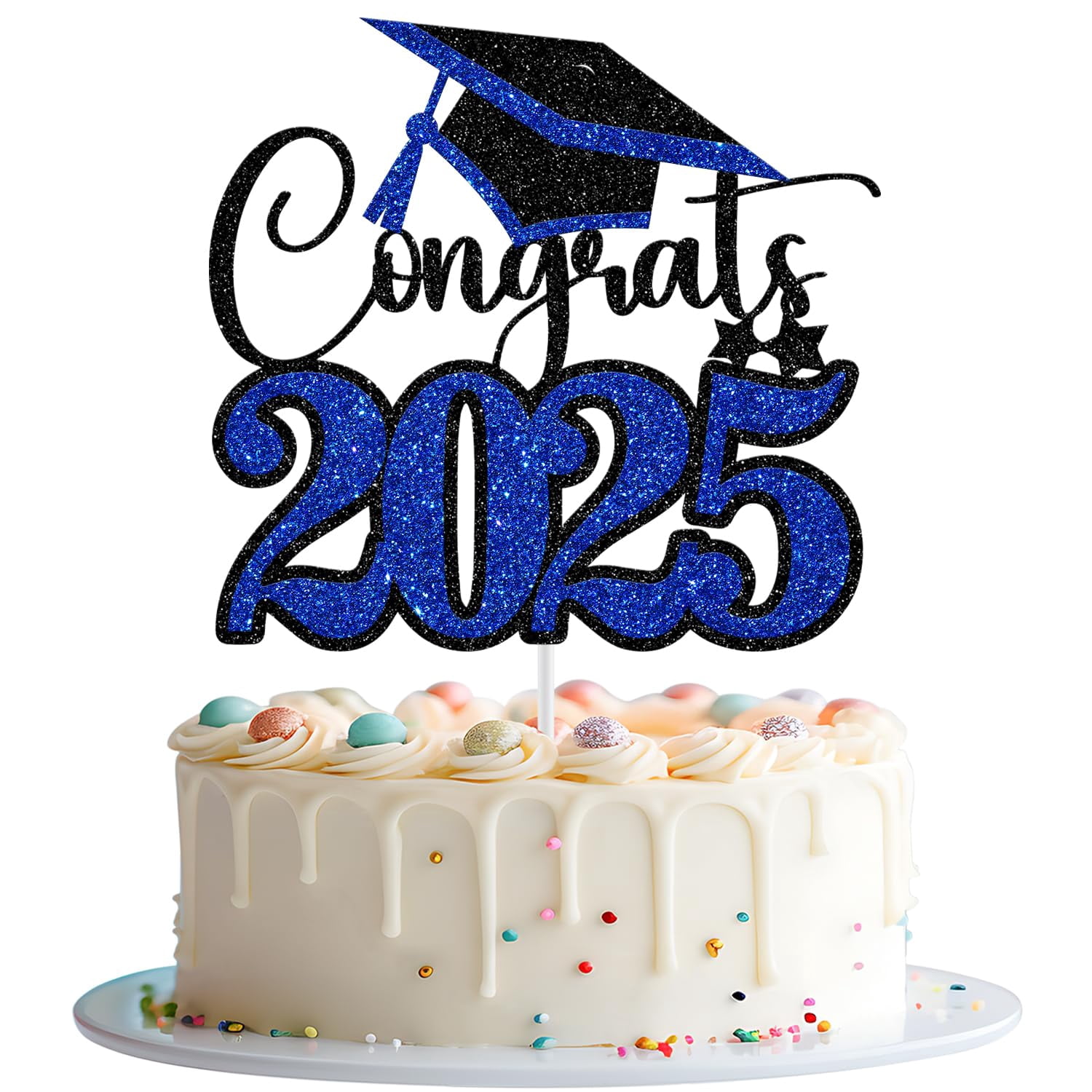 Congrats 2025 Cake Topper, Class of RST1 2025 Graduation Decorations ...