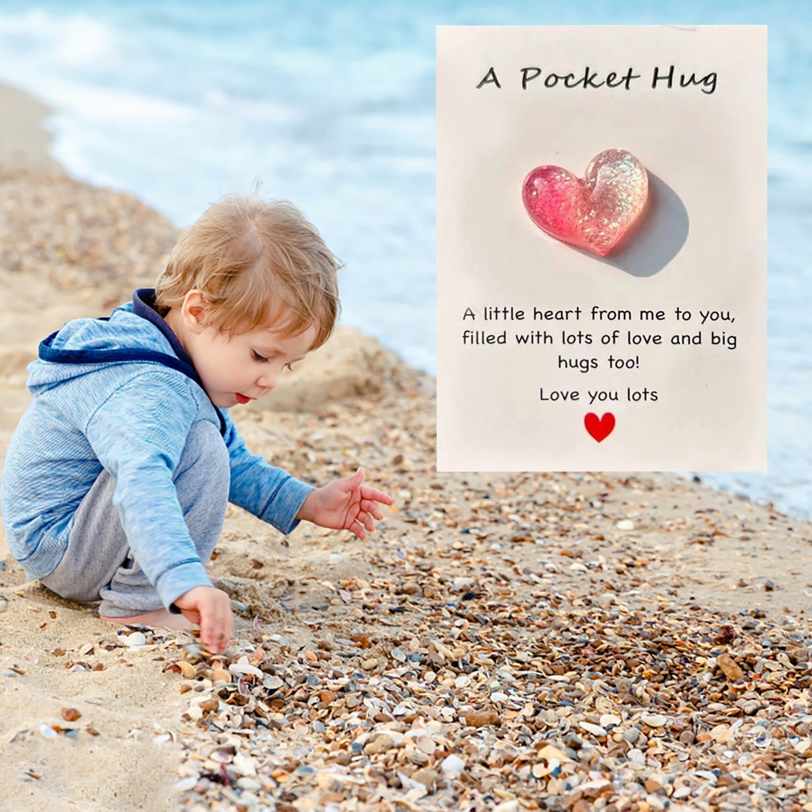 Congrats Card Pocket Hug Heart With Greeting Cards Ittle Heart Pocket ...