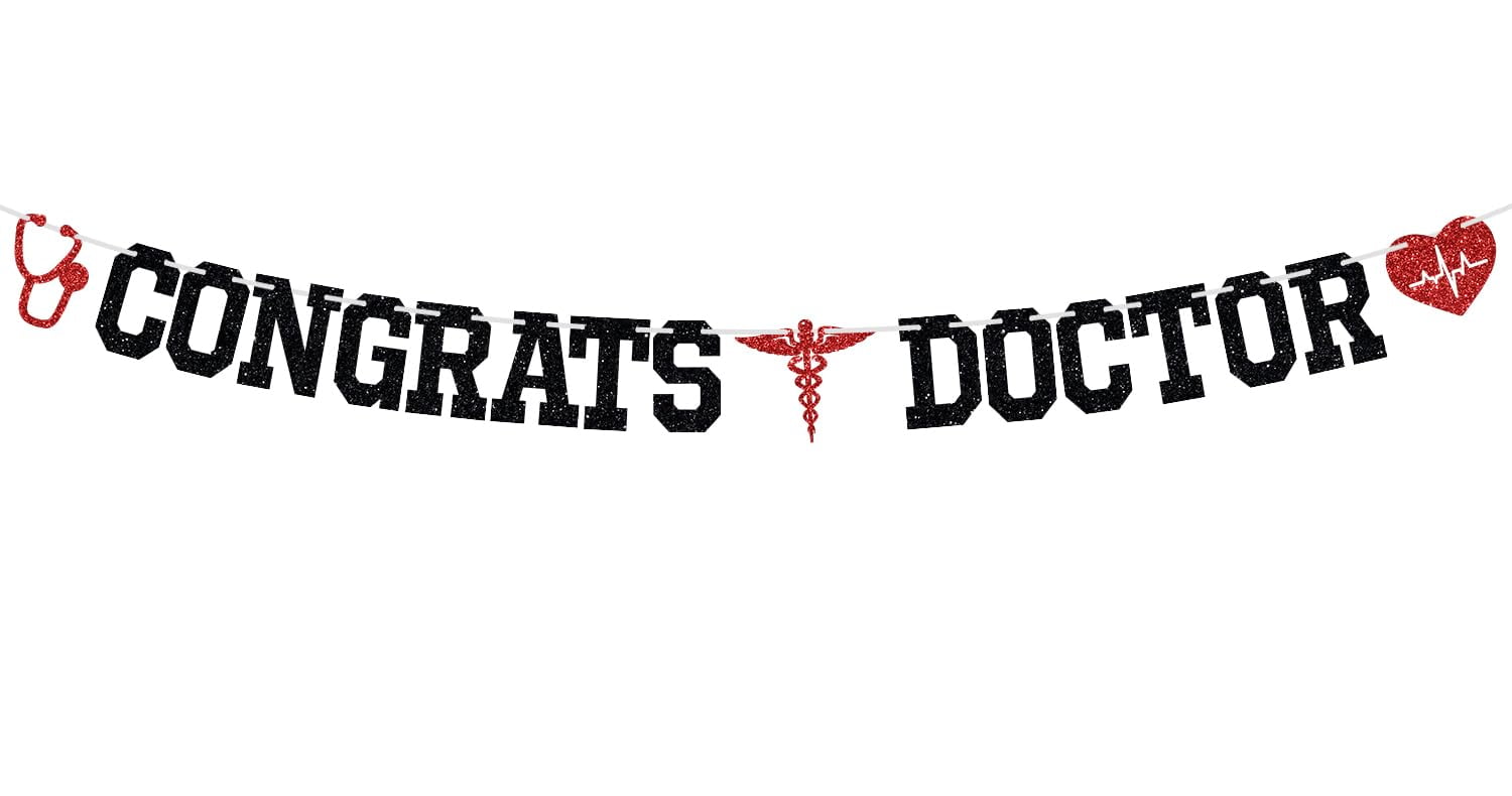 Congrats Doctor Banner, Congrats PH.D/Future Doctor/PA Bunting Sign ...