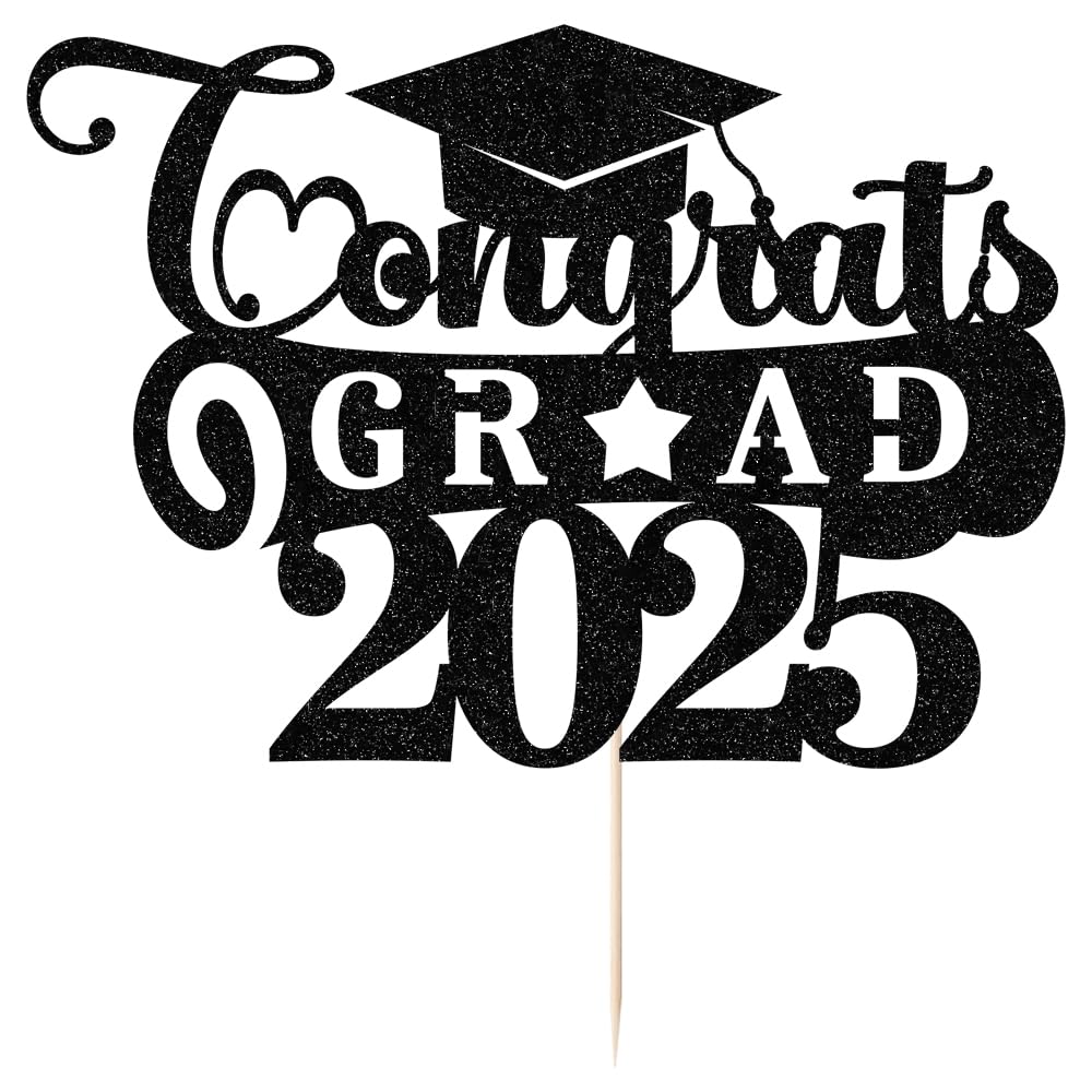 Congrats Grad 2025 Cake Topper-2025 High BSL1 school university ...