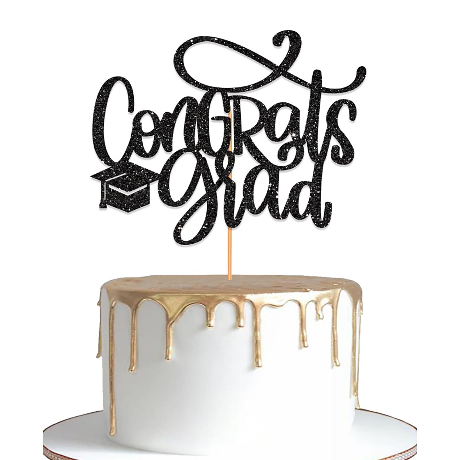 Congrats Grad 2025 Cake Topper, Shining BSL1 Congratulation on ...