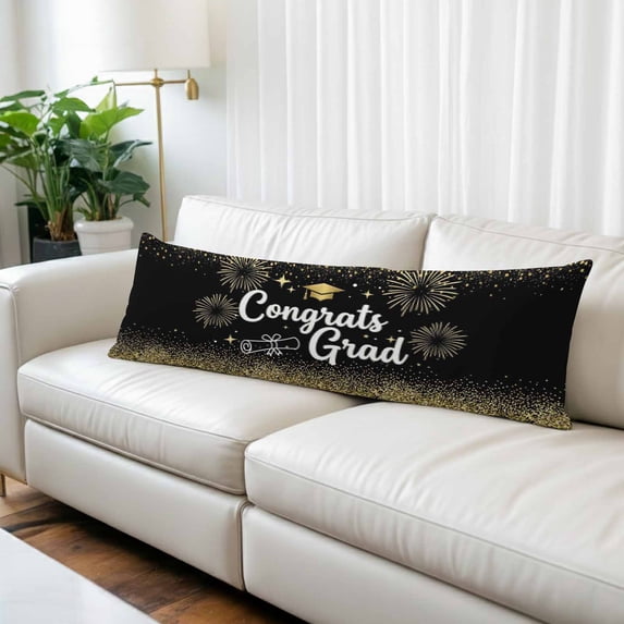 Congrats Grad Body Pillow Cover, Pillowcase Protectors with Zipper ...