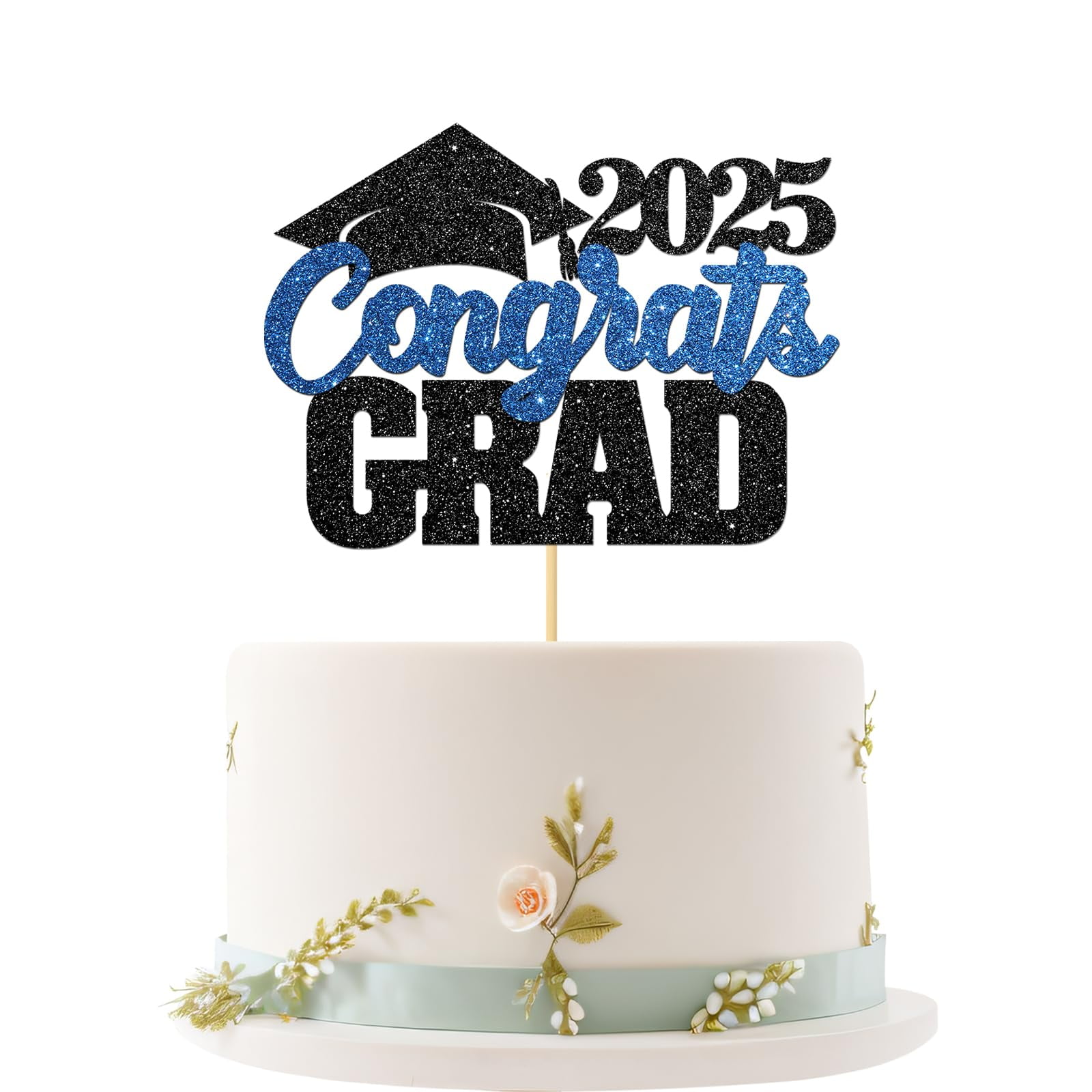 Congrats Grad Cake Topper-2025 Graduate Cake FSH1 Topper,Graduation ...