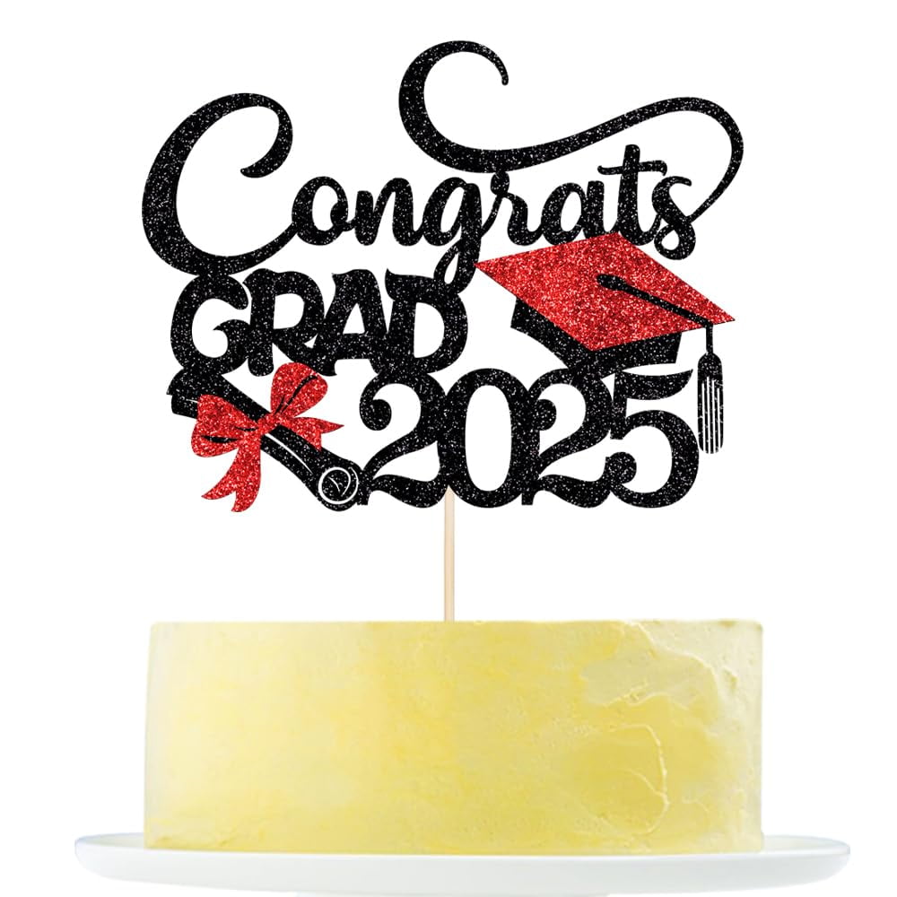 Congrats Grad Cake Topper-2025 High school university KMC2postgraduate ...