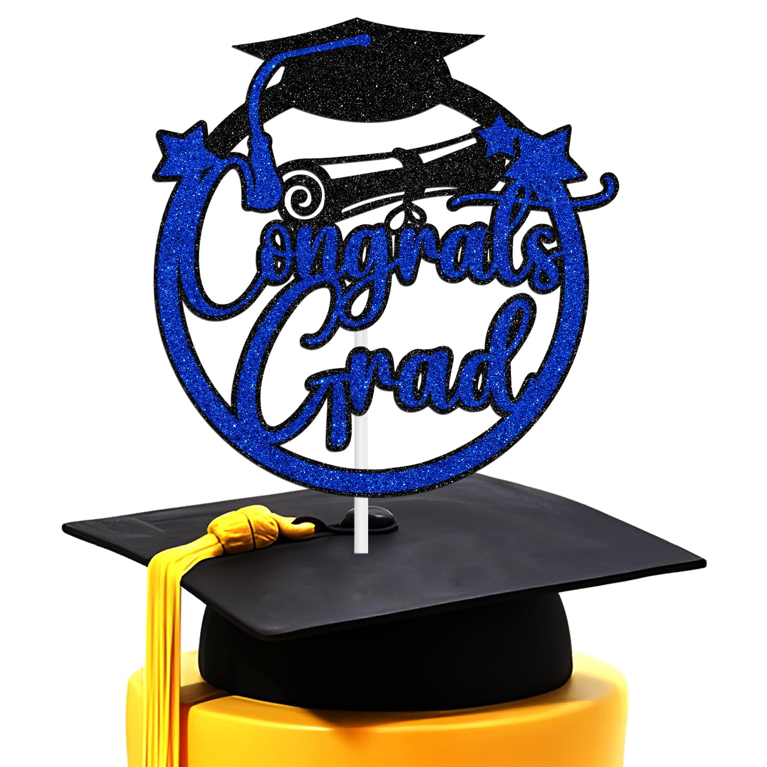 Congrats Grad Cake Topper, Congratulations, So Proud H2FSDof You, You ...