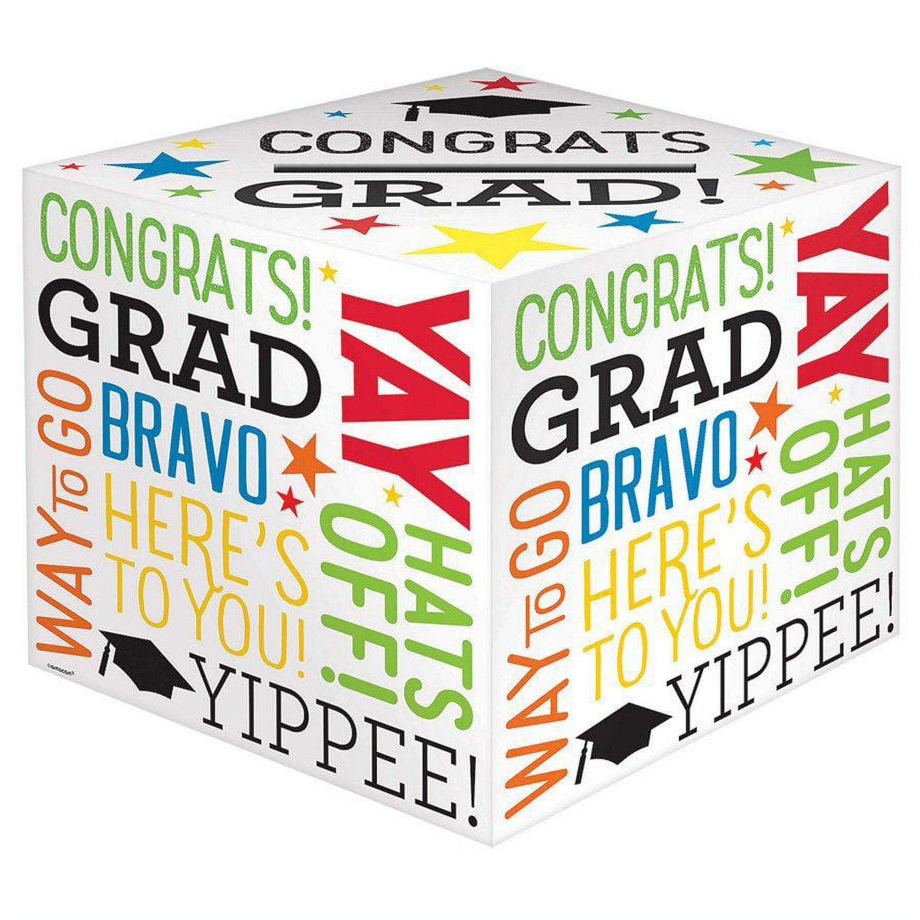 Congrats Grad Card Holder Box - Walmart.com