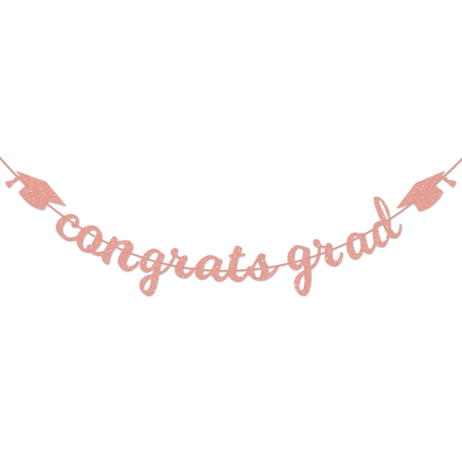 Congrats Grad Decorations IFF17 - Hanging Glitter Graduation with Cap ...