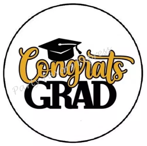 Congrats Grad Graduation 2025 Stickers Party Favors Phone Decal Water ...