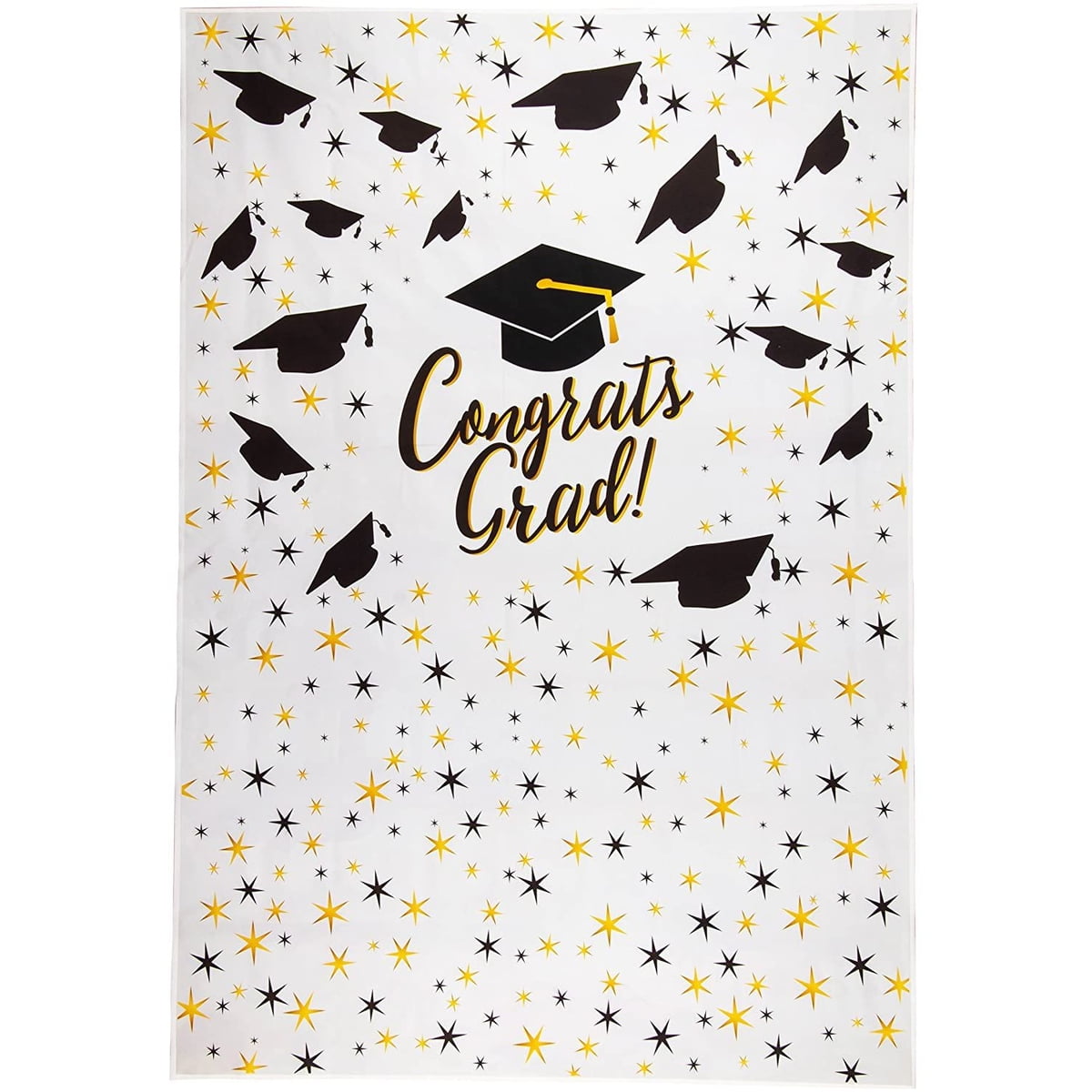 5x7 Feet Congrats Graduation Background Booth & Photo Backdrop ...