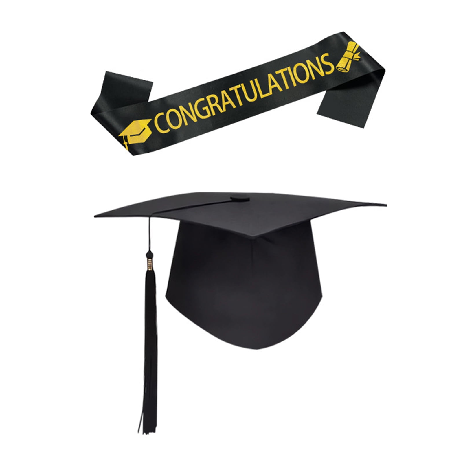 Congrats Grad Party Supplies Graduation Caps with Graduation Stoles ...