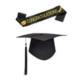 Congrats Grad Party Supplies Graduation Caps with Graduation Stoles ...