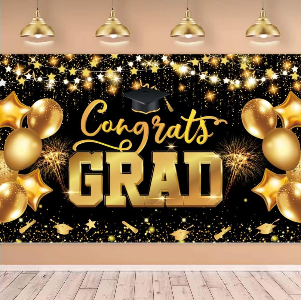 Congrats Grad Photography Backdrop,Background Congratulations Class of ...