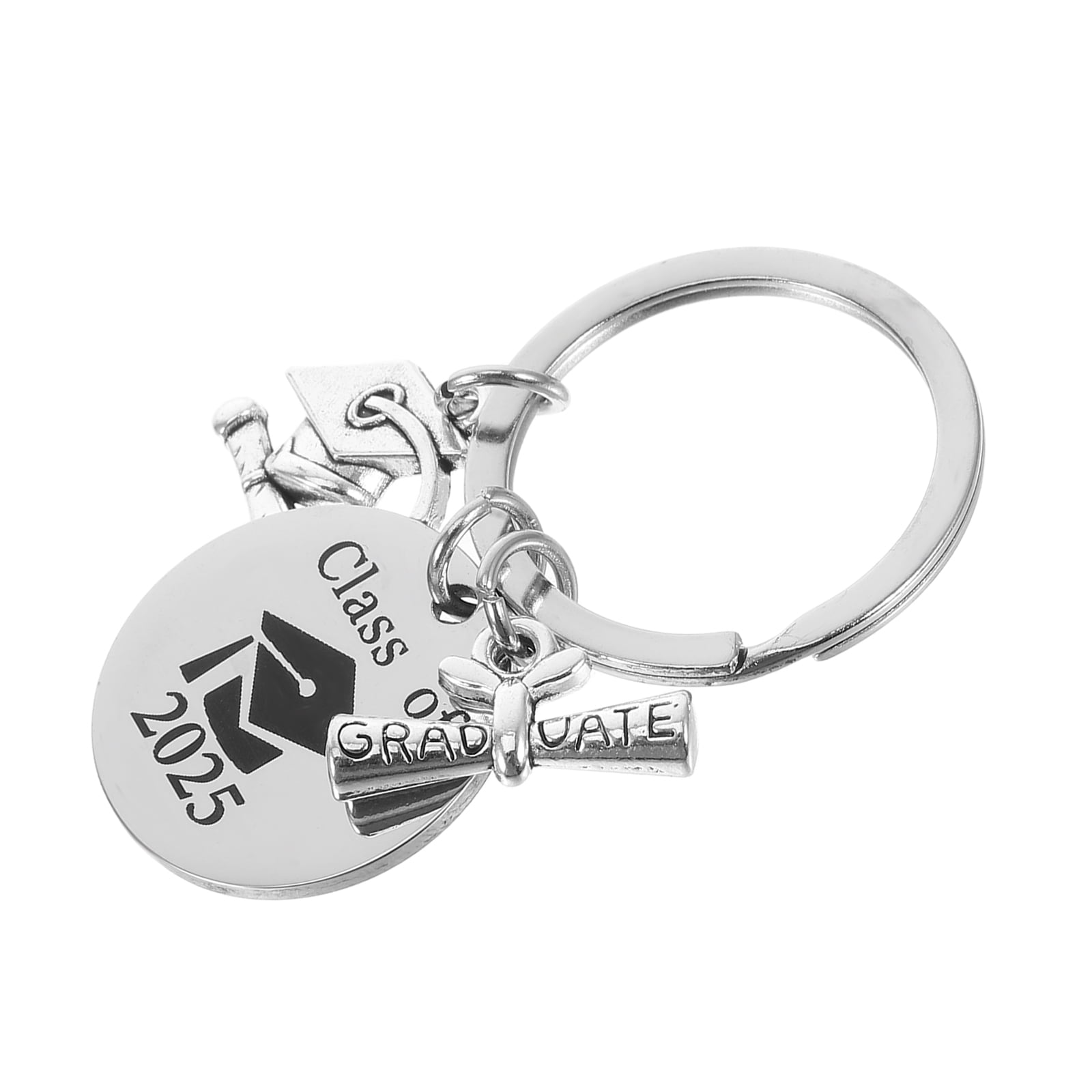 Congrats Grad Souvenir Class of 2025 Key Holder Keychain Graduation Cap ...