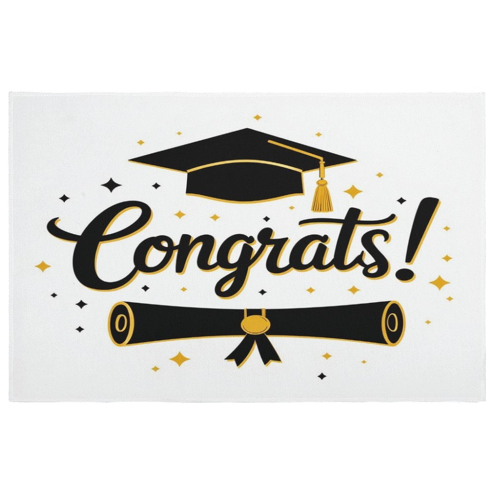 Congrats Graduation Cap Diploma Adult Home Decor Bedroom Living Room ...