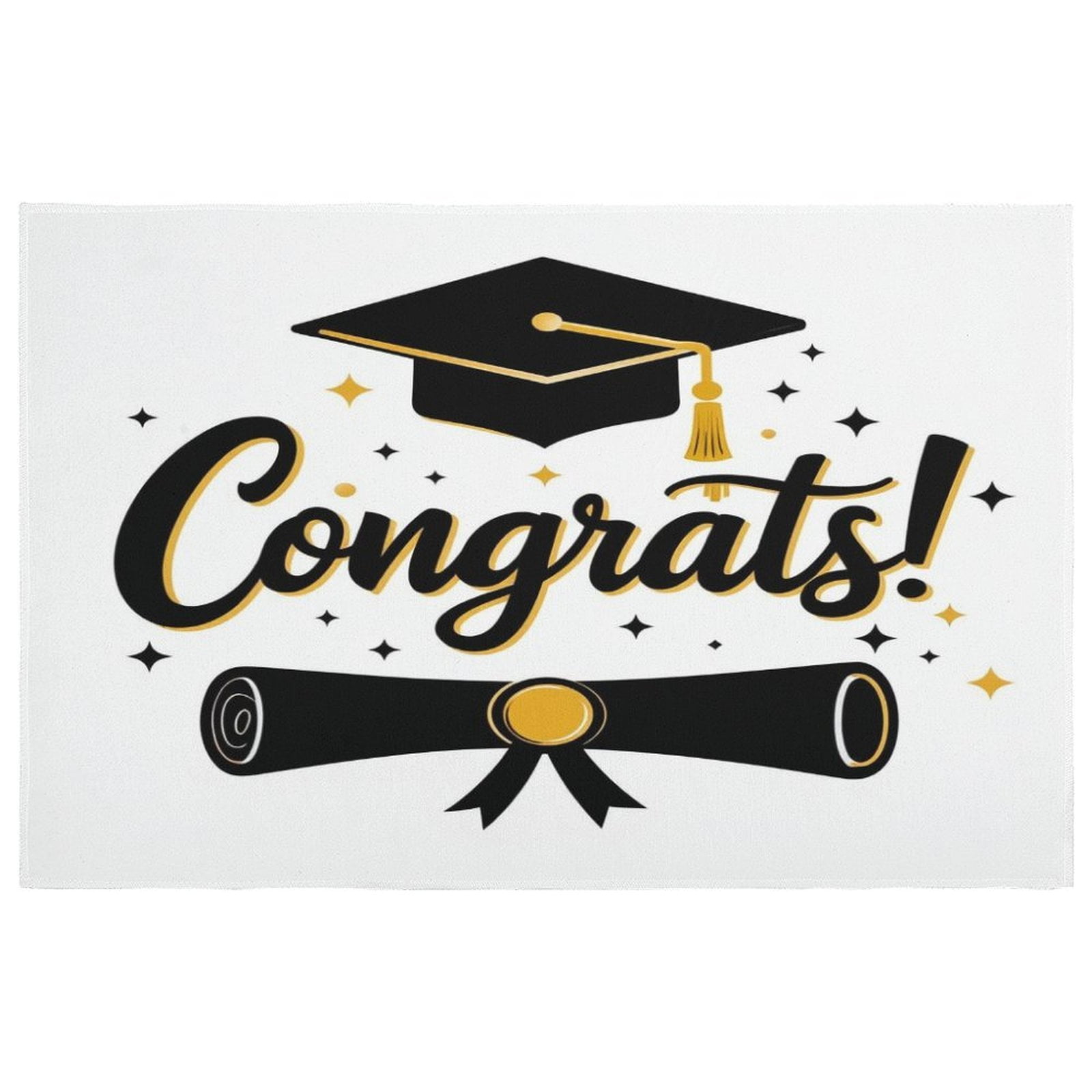 Congrats Graduation Cap Diploma Adult Home Decor Bedroom Living Room ...