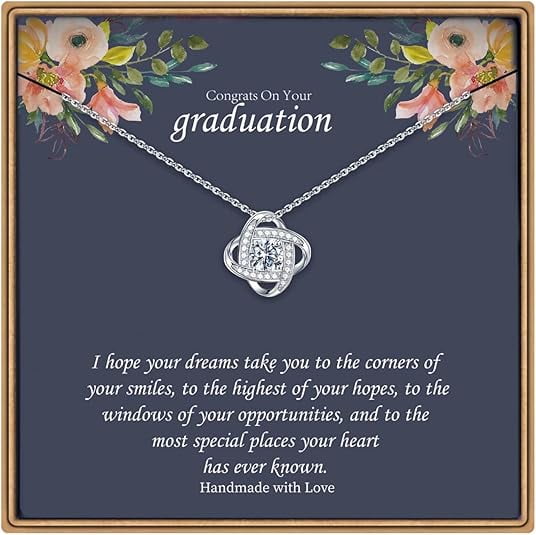 Congrats on Your Graduation Day Gift for Daughter, Love Knot Graduation ...