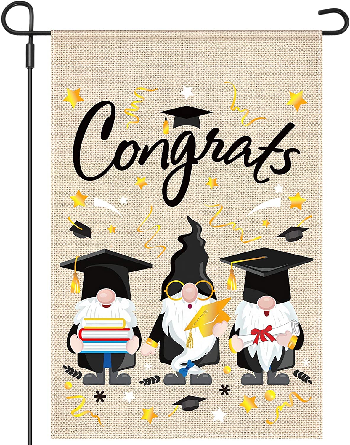 Congrats Graduation Garden Flag Class of 2024 Grad Garden Flag Gnome ...