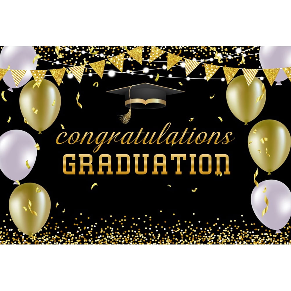 Congrats Graduation Prom Backdrop Banner for Celebrating Graduation ...