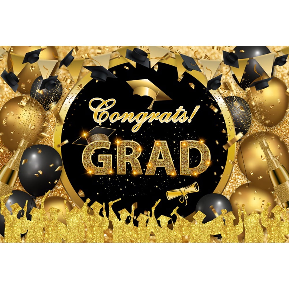 Congrats Graduation Prom Backdrop Banner for Celebrating Graduation ...