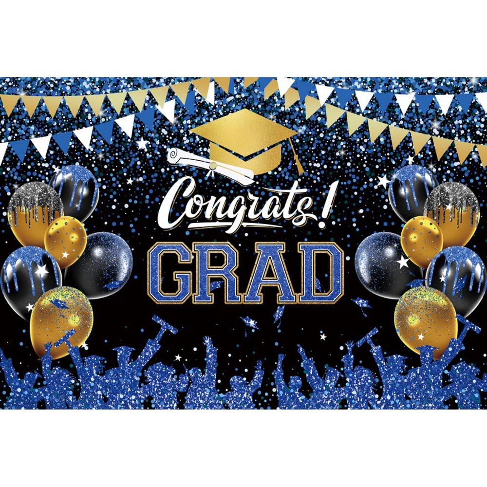 Congrats Graduation Prom Backdrop Banner for Celebrating Graduation ...