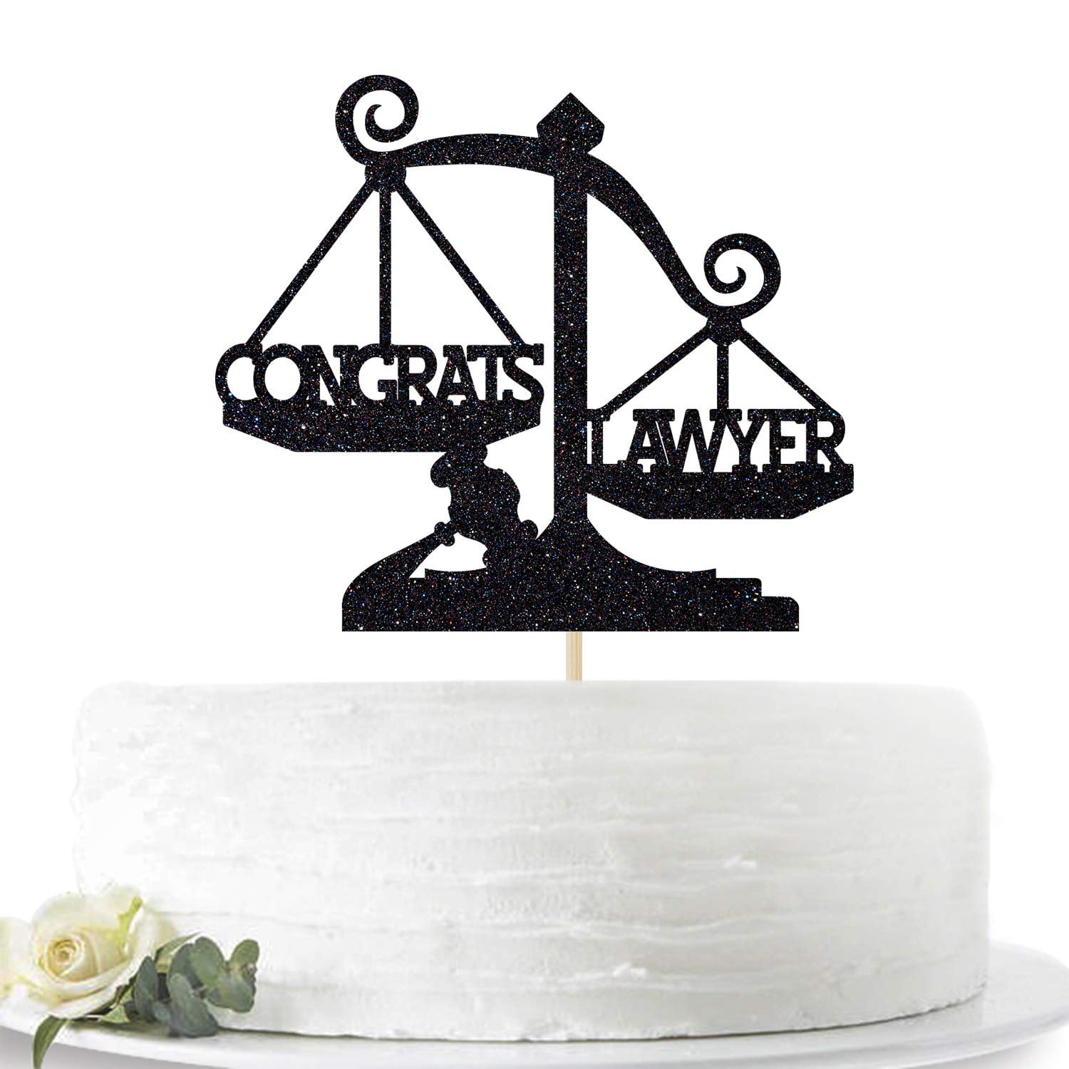 Congrats Lawyer Cake FEV6 Topper - Born to Argue/Passed th Bar Cake ...