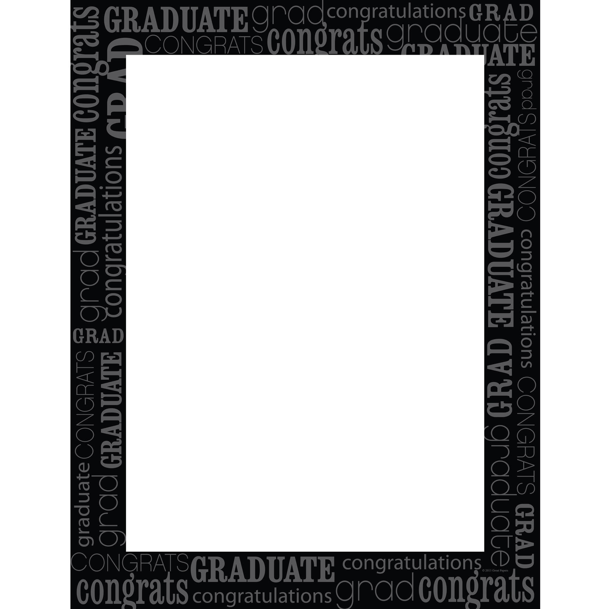 Congrats Letterhead - Walmart.com