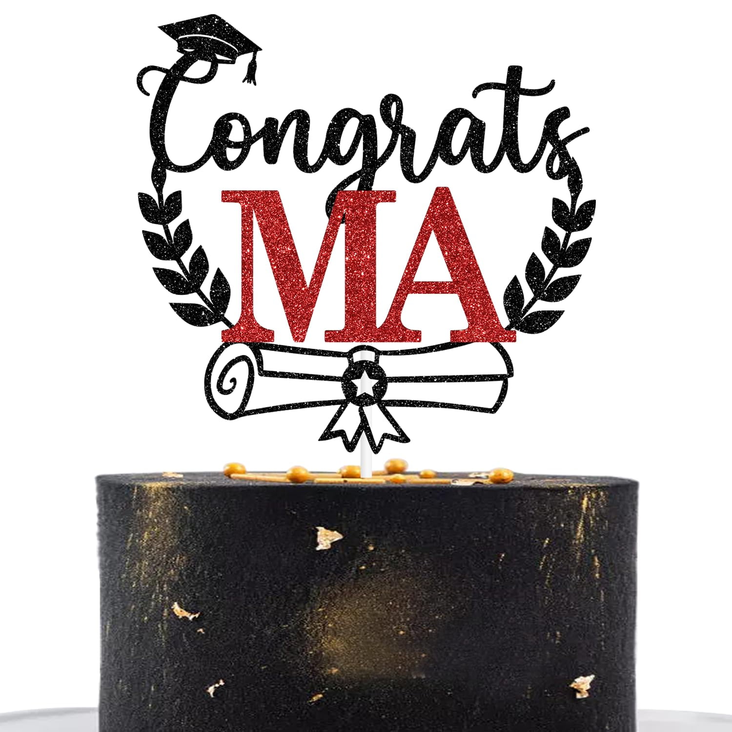 Congrats MA Cake Topper, Congrats Master RST1 of Arts, Future MA, Class ...