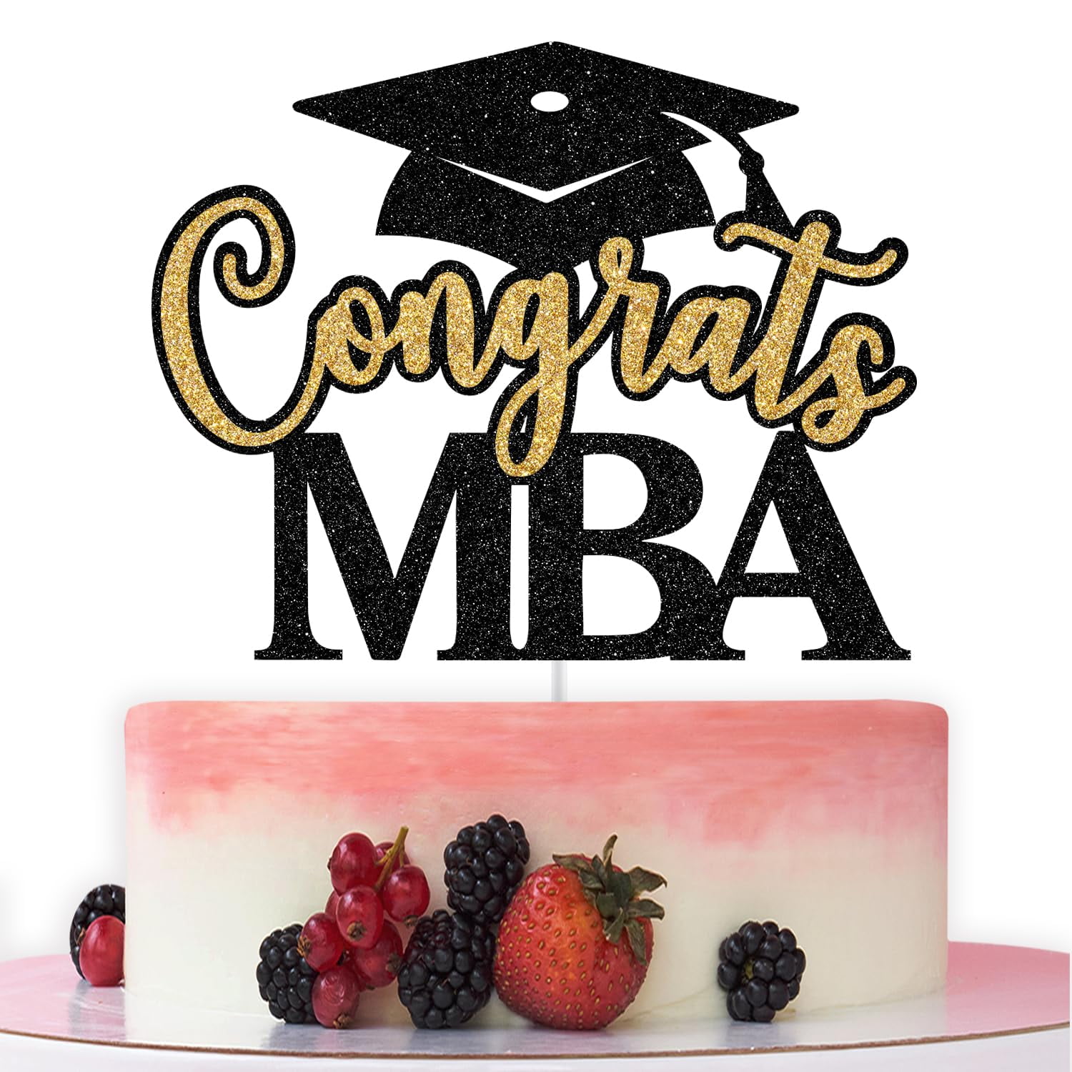 Congrats MBA Cake SCH4 Topper, MBA Graduation Cake Topper, Mastered It, Masters Degree, MBA ...