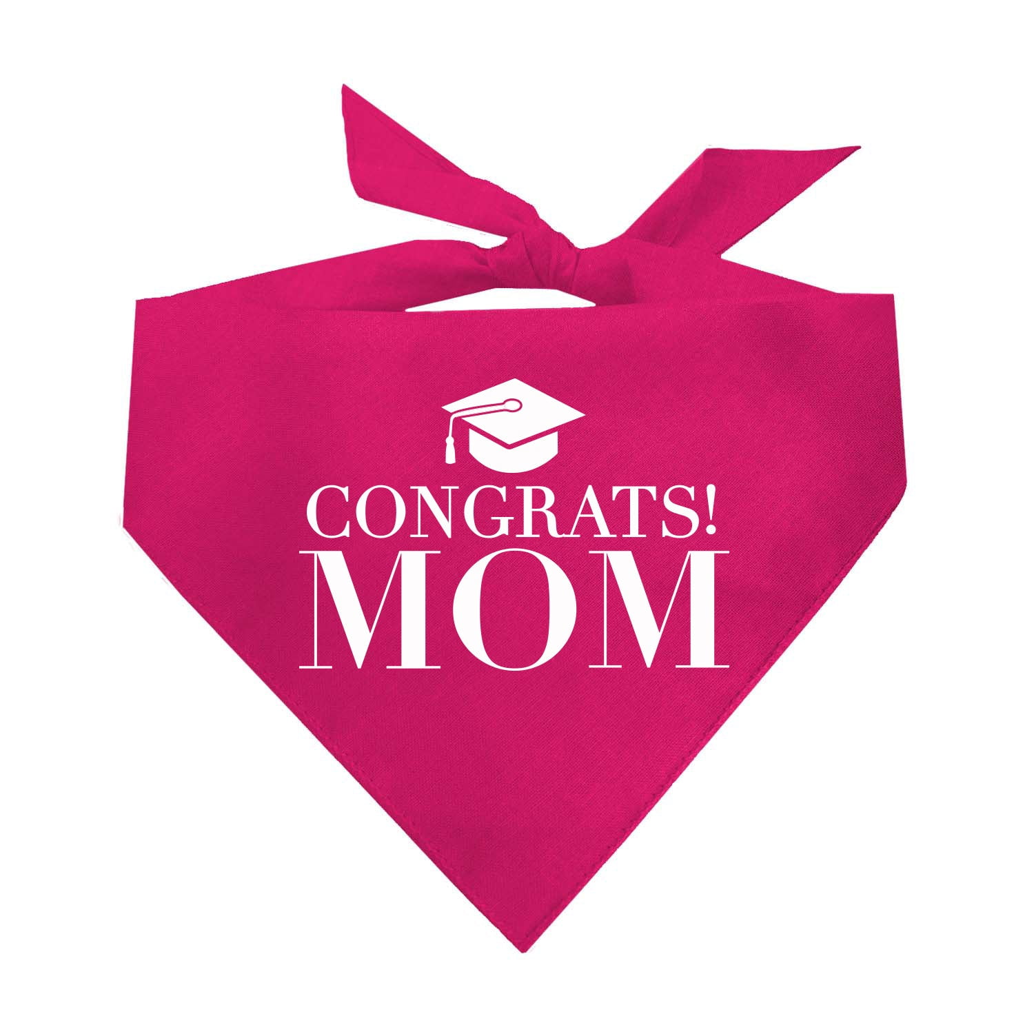 Congrats Mom Graduation Triangle Dog Bandana - Walmart.com