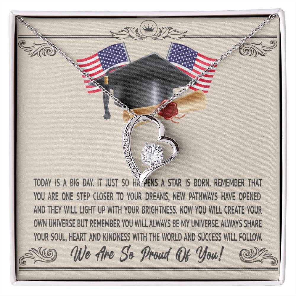 Congrats Necklace Gift For Daughter, Special Gift For Graduate ...