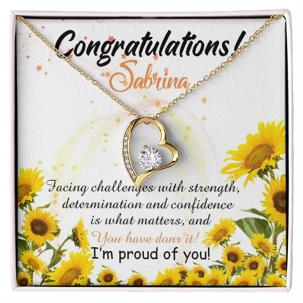 Congrats Necklace Gift For Daughter, Special Gift For Graduate ...