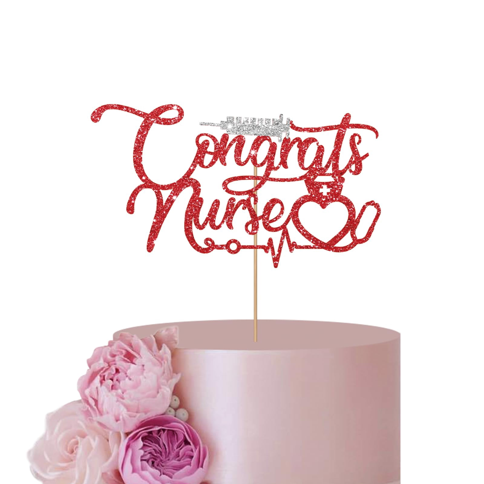 Congrats Nurse CakeITSC Topper for Medical School Graduation Party ...