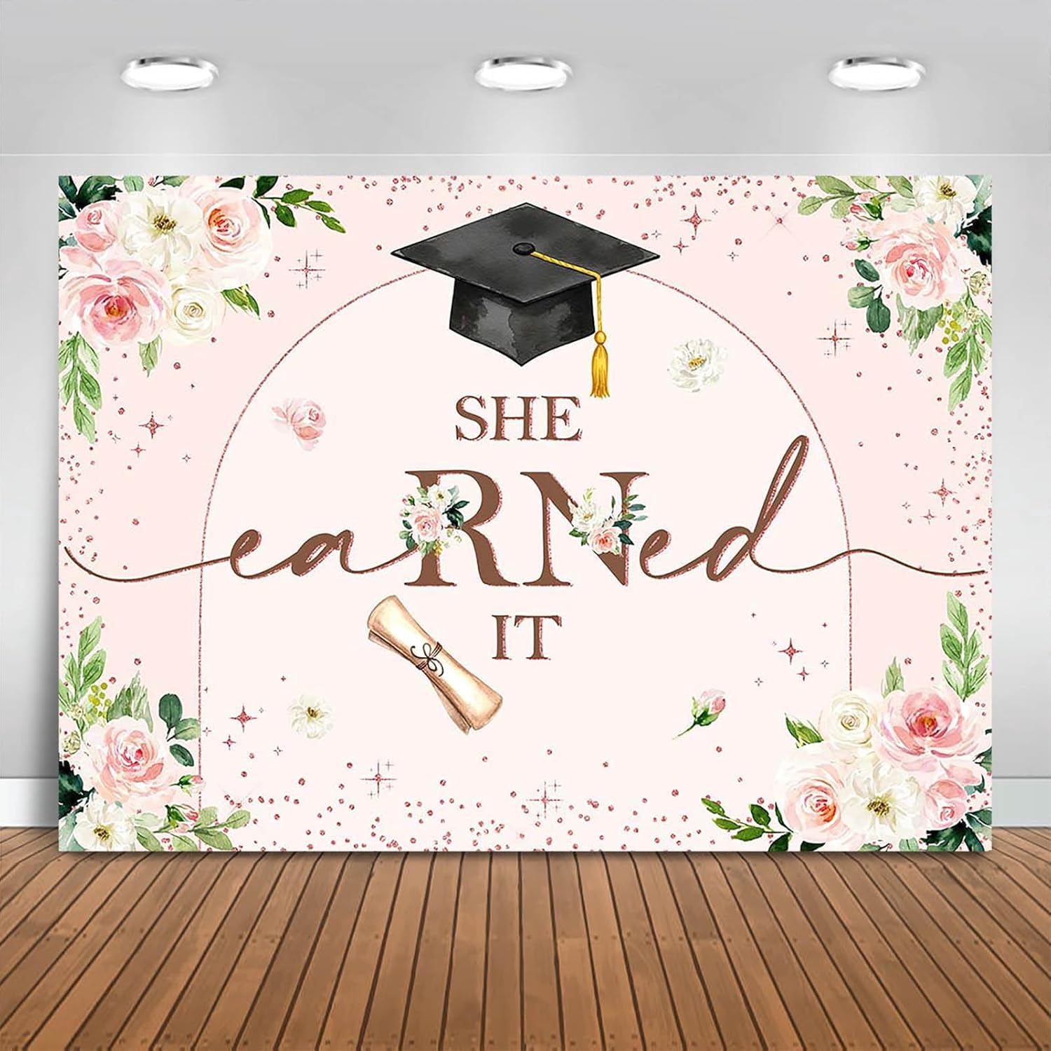 Congrats Nurse Graduation Backdrop Class of 2026 RN Graduate Background ...