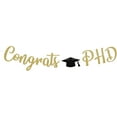 Congrats PHD Banner, 2025 PHD Graduation Party Decorations, Doctor ...