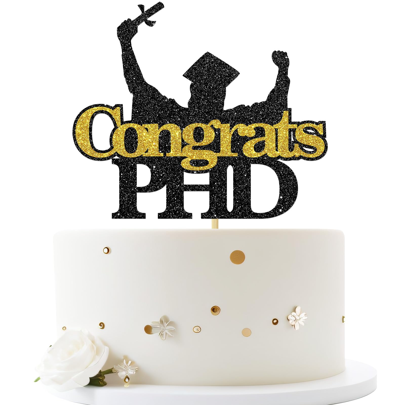 Congrats PHD Cake Topper 2025 PHD BSL1 Graduation Party Decorations ...