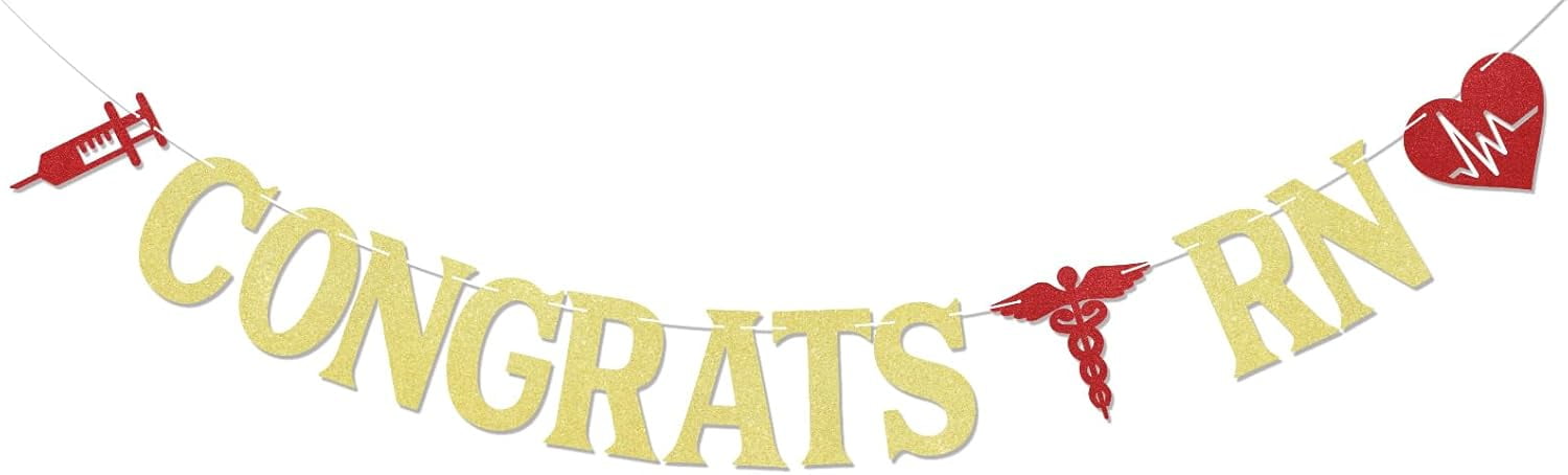 Congrats RN Banner - Earned It Sign, Congrats Nurse Banner, 2025 ...