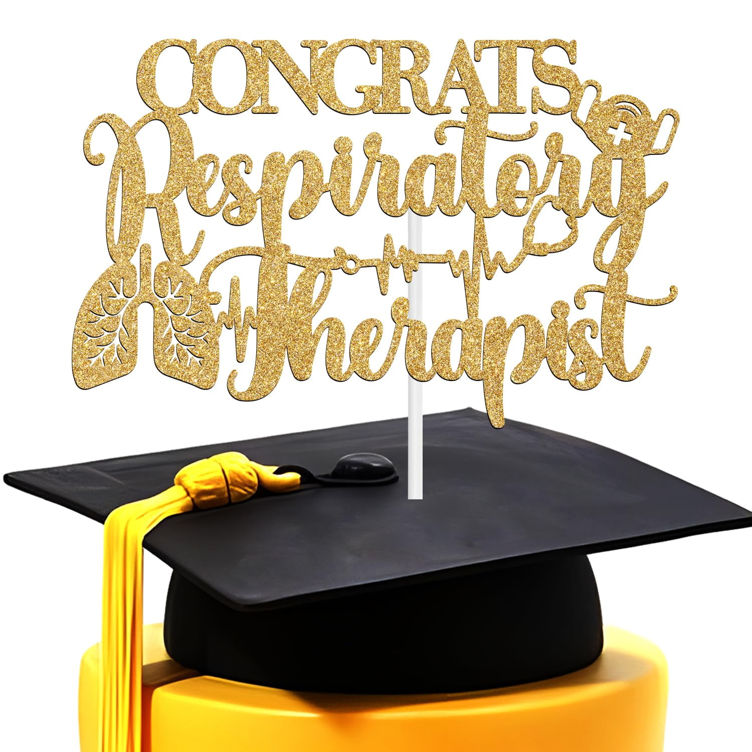 Congrats Respiratory Therapist Cake Topper, RT Appreciation MDH1Gifts ...