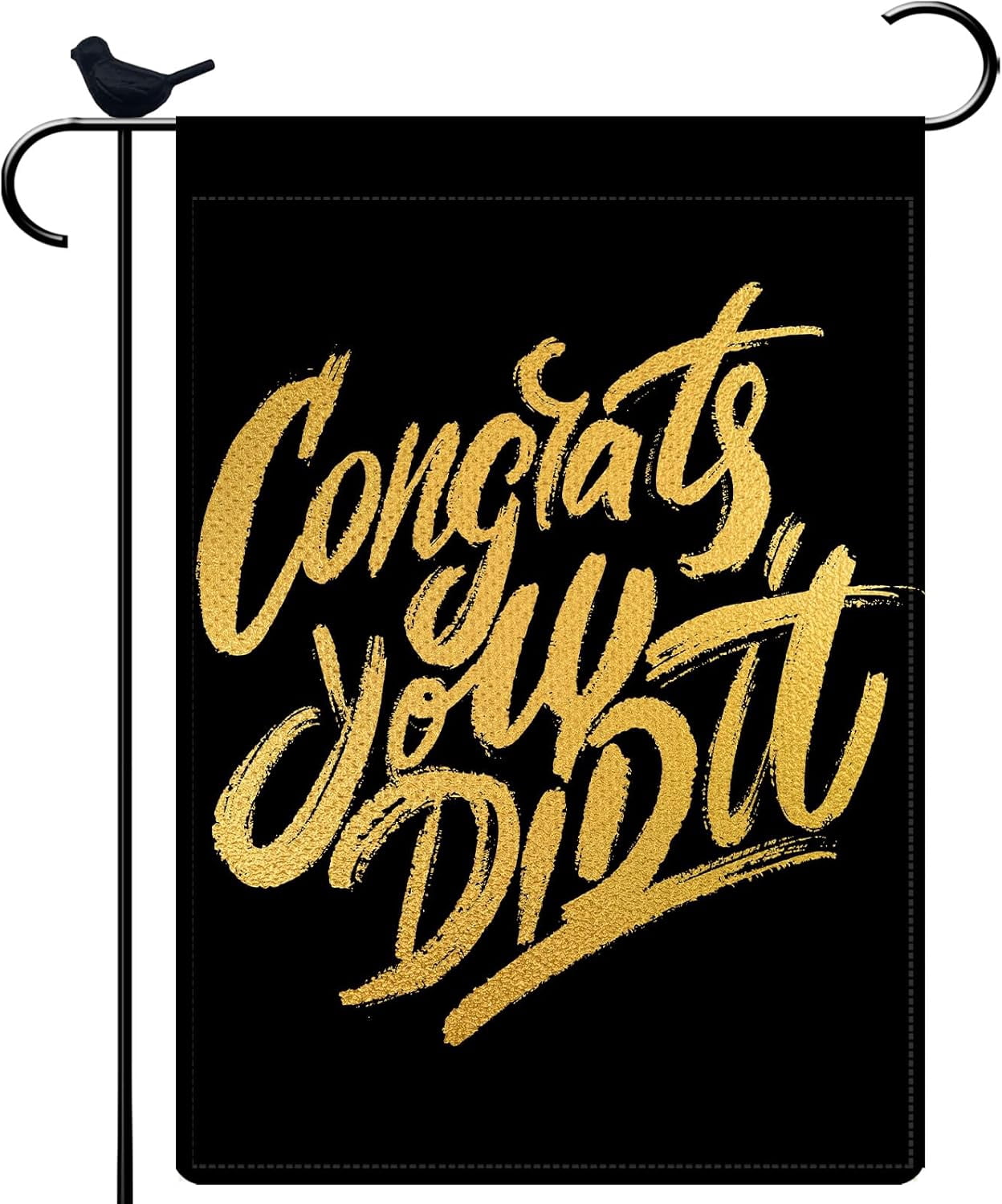 Congrats You Did It Garden Flag 12.5 x 18 Inch Double Sided Yard Flag ...