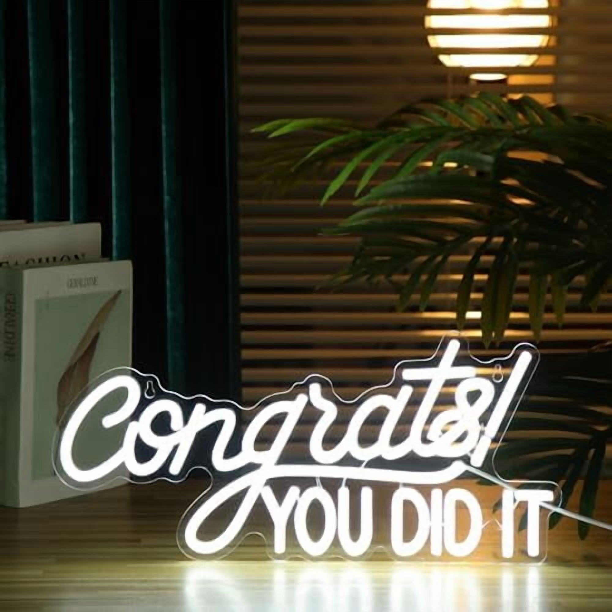 Congrats You Did It Neon Sign LED Light Sign Congrats Light up ...