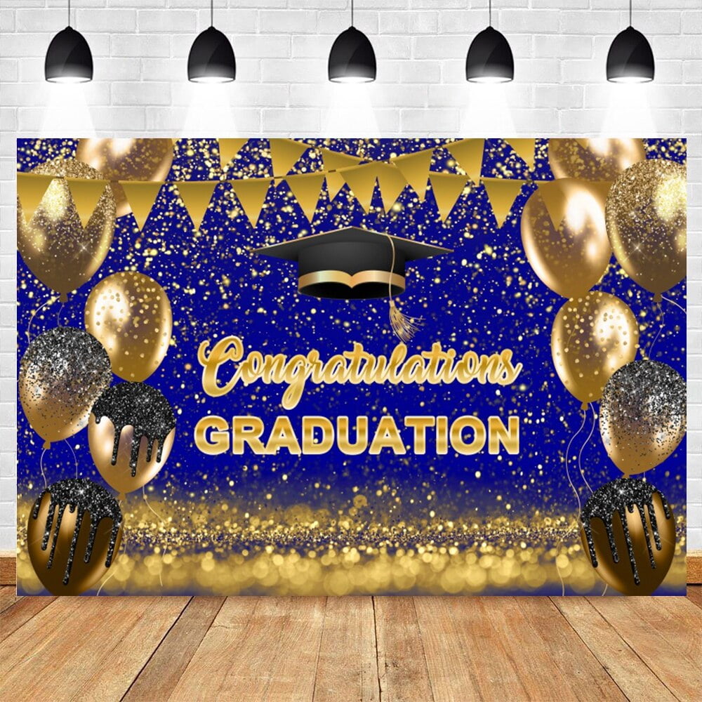 Congratulation 2023 Graduate Ceremony Backdrop for Photography Balloon ...
