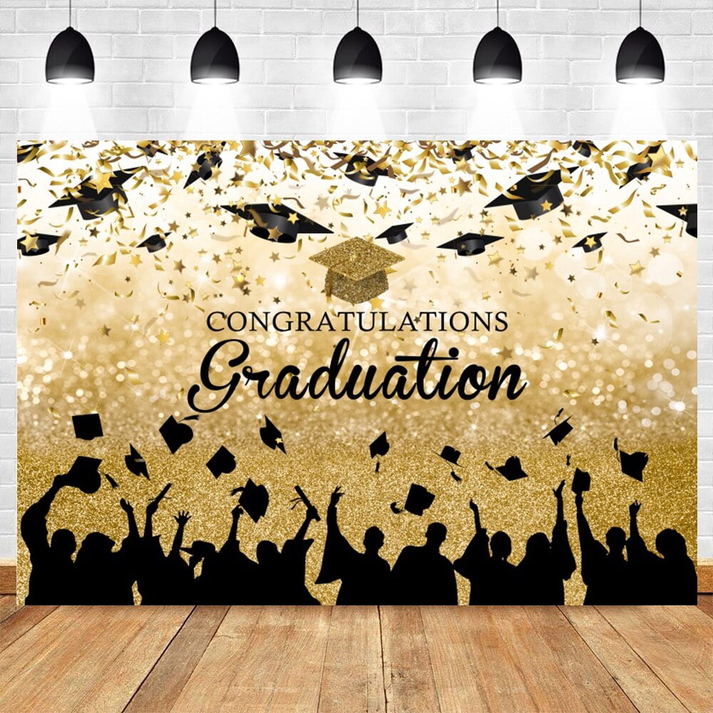 Congratulation 2023 Graduate Ceremony Backdrop for Photography Balloon ...